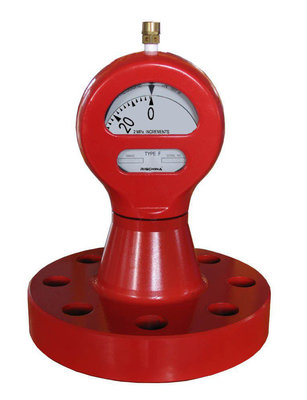Pressure Gauge Type F Range 0-6,000 PSI, 6” Face ‘O’ Drill with Flange 2-1/16” 10M End