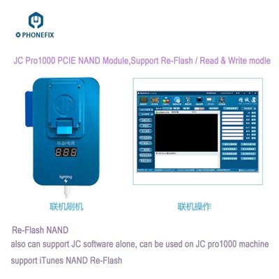 iPhone 6S 6SP 7 7P IPad Pro PCIE Nand Repair Machine Nand Test Fixture