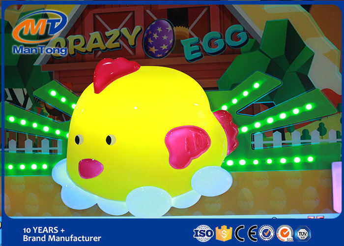 Crazy Egg Redemption Game Machine / Arcade Game Machines Coin Operated Collapsible