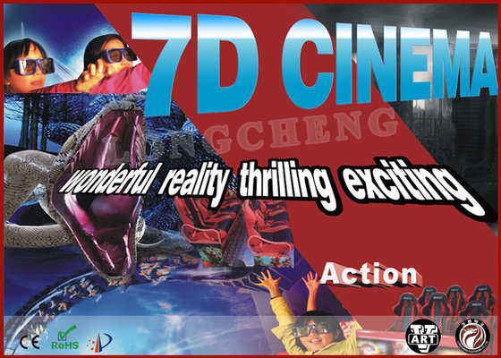 Professional 7D Movie Theater Carton Films With Motion Chairs