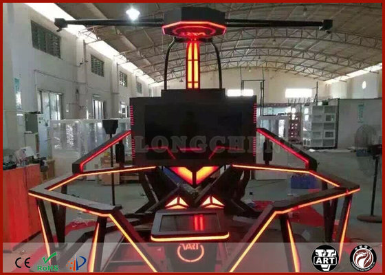 Blue / Red LED Virtual Reality Simulator 2 Handles 9d VR Magic Interactive Games