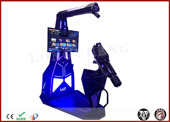 Longcheng VR Station Interactive 9D Simulator Shooting Game Machine VR Gatling Fighting HTC Vive VR Theme Park