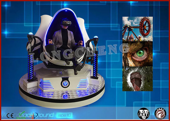 Single / Triple Interactive Electric 9d VR Cinema Simulator For Game Center