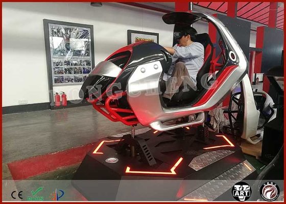 Cool Electric Car Racing Game Machine 9D VR Simulator Virtual Reality Simulator