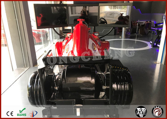 Attractive Virtual Reality F1 Driving 9D Simulator VR Race Car Driving Simulator With 3 Screens