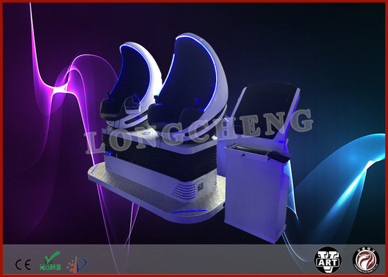 Indoor Playground Two-Seat 9D VR Chair with Abundent Moives 110V / 220V
