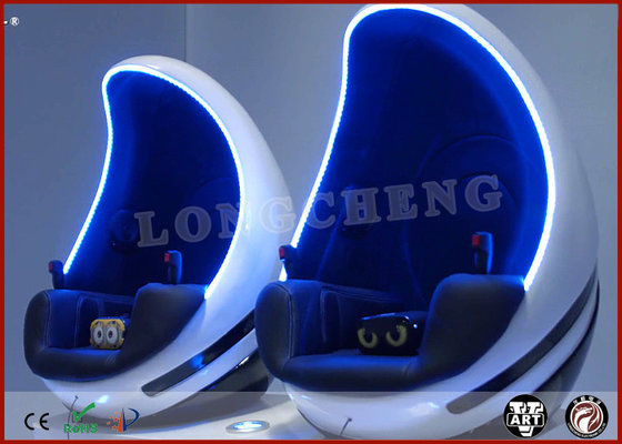 Luxury 9D VR Virtual Reality Movie Dynamic Capsule Seat With Ear Windy Effects