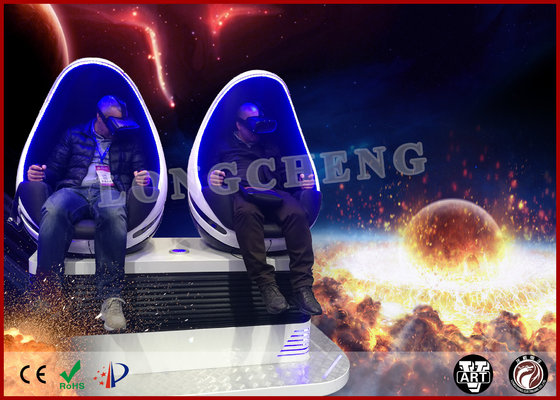 3DOF Platform Motion Double Seat 9D VR Cinema With 19 Inch Touch Screen