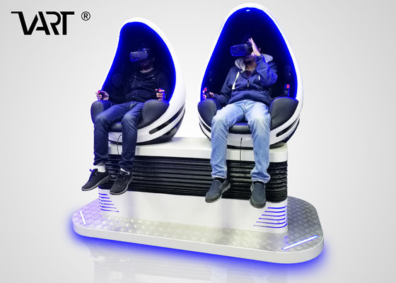 9D VR 2 Seats Virtual Reality Chair / Vr Simulator Equipment for Gaming Zone