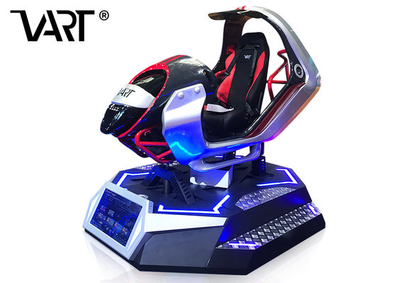 Fiber Glass / Metal VR Driving Car 9D Simulator for Theme Park