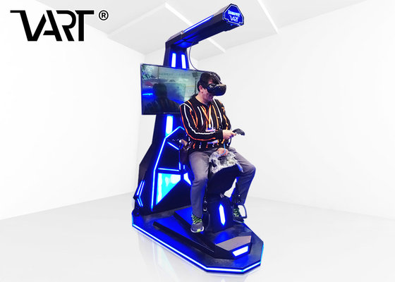 Awesome Virtual Reality Motion Riding Machine / Vr Horse Racing Simulator