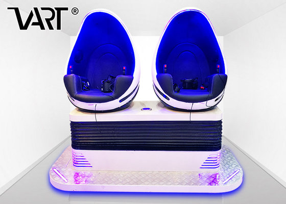 Amazing Double Seats Electric VR Cinema with 360 Degree Horror / 9D Cinema Ride