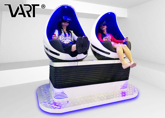 Two Seats 9D VR Egg Chair With Plenty Funny Games For Shopping Mall