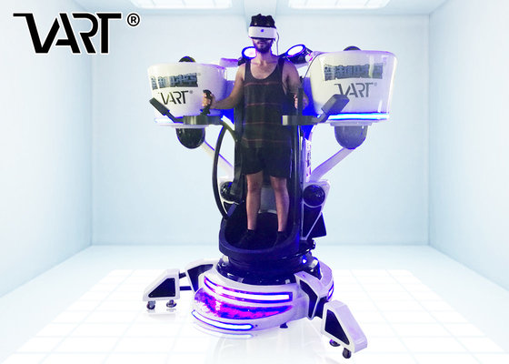 9D VR Flight Simulator Games Support 360 Degree Rotation / Shooting Game Machine