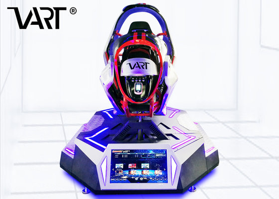 Indoor Amusement Park Equipment 9D Simulator Racing Car / Virtual Reality Equipment