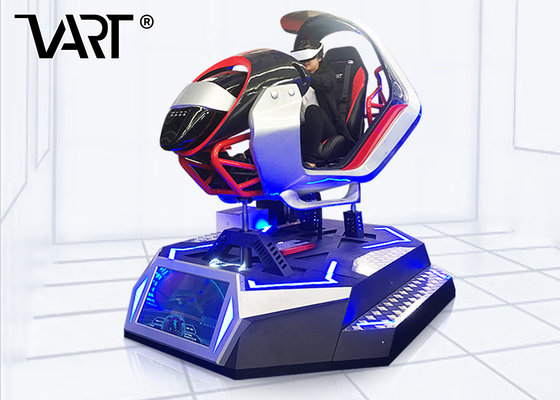 High Speed Dynamic Seats 9D VR Racing Simulator Car With Thrilling Driving Games