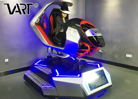High Speed Dynamic Seats 9D VR Racing Simulator Car With Thrilling Driving Games