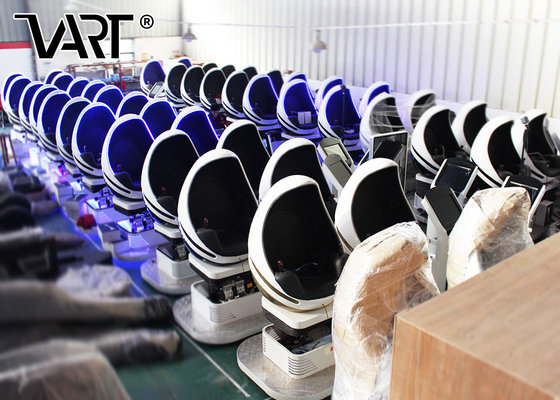 Indoor 9D VR Cinema / VR Egg Chair With Excited Games One Year Guarantee