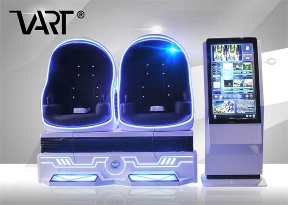 Outdoor Double Seats 9D VR Egg Chair / 9D Virtual Reality Equipment