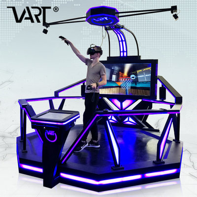 1 Player Large Space Interactive 9D Virtual Reality Games with HTC VIVE VR Glasses