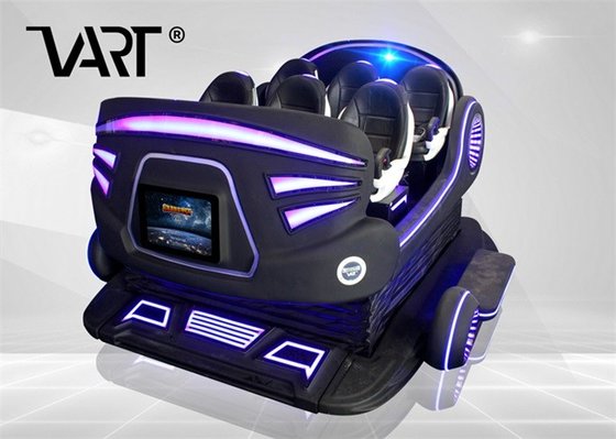 High Resolation 8.5KW Power VR 6 Seats Cinema / 9D Mobile Movie Theater
