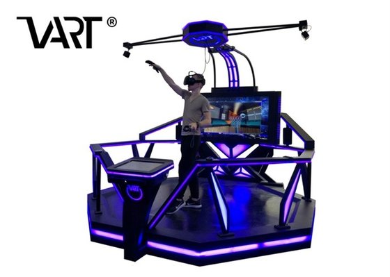 Interactive Platform VR Theme Park Space Walking Virtual Reality Simulator