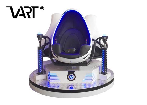 3 Seats Egg Chair 9D VR Cinema With 3 DOF Motion Control Servo System