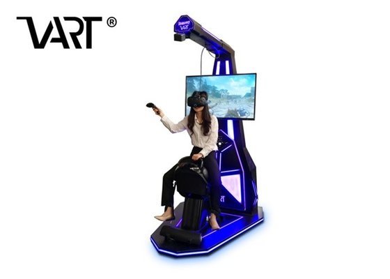Black Virtual Reality Game Devices With Shooting Games , 9D Vr Ride Machine For Fun