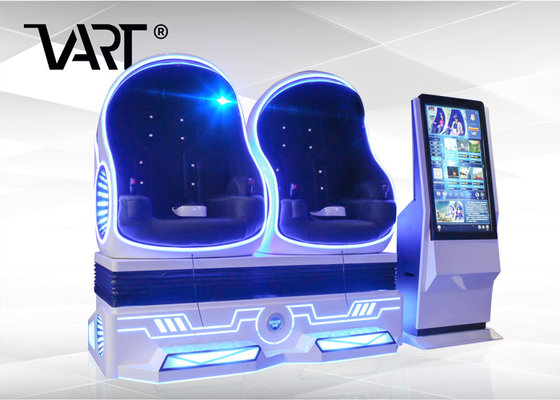 2 Seater Vr Pod 9D Virtual Reality Movie Theater For Shopping Mall investment