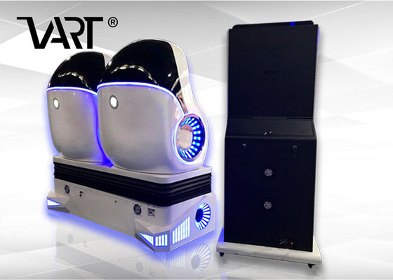 2 Seater Vr Pod 9D Virtual Reality Movie Theater For Shopping Mall investment