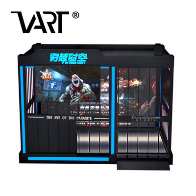 4 Players Gun Shooting VR Simulator / 9D Virtual Adults Zombie Fighting Games with Projector