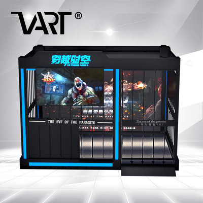 4 Players Gun Shooting VR Simulator / 9D Virtual Adults Zombie Fighting Games with Projector