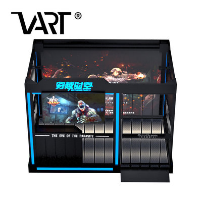 Team Game Battlefront 9D VR Shooting Simulator with 360 Degree Zombie Scene