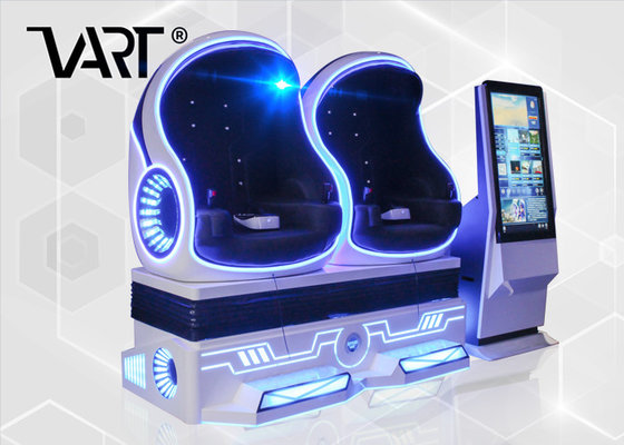 2 Seats 9D Vr Egg Chair / Virtual Reality Roller Coaster Machine for Amusement Park