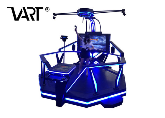 Interactive Platform 9D Simulator VR Theme Park Shooting VR Game Machine 2 Handles