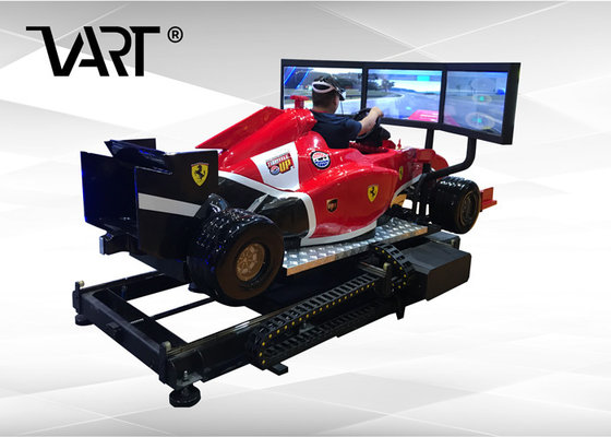 360 Degree F1 VR 9D Simulator , 3 Screens Car Driving Arcade Machine