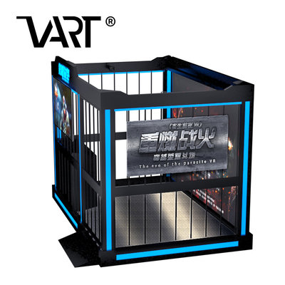 43" Screen Multiplayer 9D VR Equipment 4 Person Shooting Game