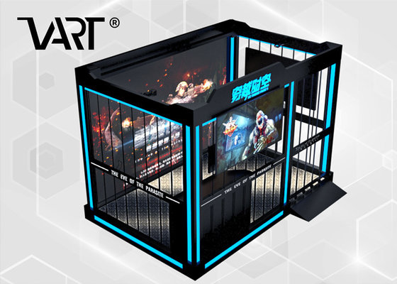 English Version 9D VR Theme Park 4 Players Interactive Shooting Zombie Simulator