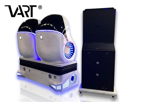 Indoor Playground 2 Seater 9D VR Egg Chair / Virtual Reality Pod For Children Or Adults