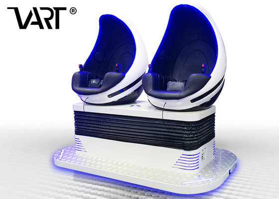 360 Degree 2 Seater Varied Interactive Game Machine 9D VR Egg Cinema for Theme Park