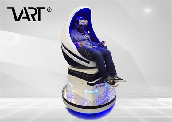 Abundent Games 9D VR Egg , 360 Degree 9d Action Cinemas With Single Seat