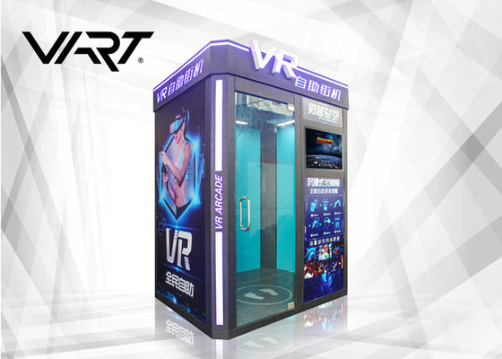 Metal Rectangle Shaped Virtual Reality VR Room With 5.1 Audio Suround Speaker