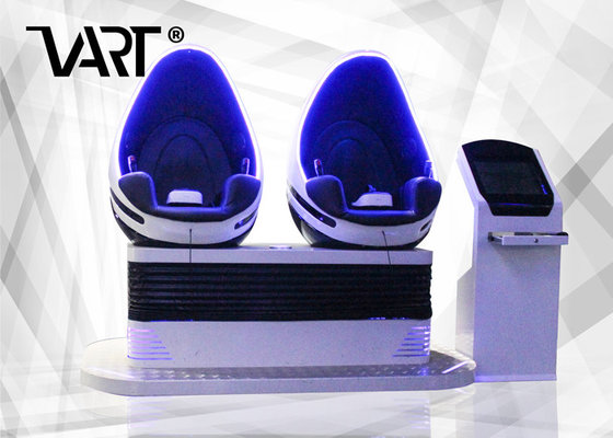 360 Degree Dynamic 9D Virtual Reality Cinema With VR Glasses / Two Seats