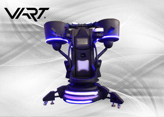 360 Degree Rotation Virtual Reality Flight Simulator With Shooting Joystick