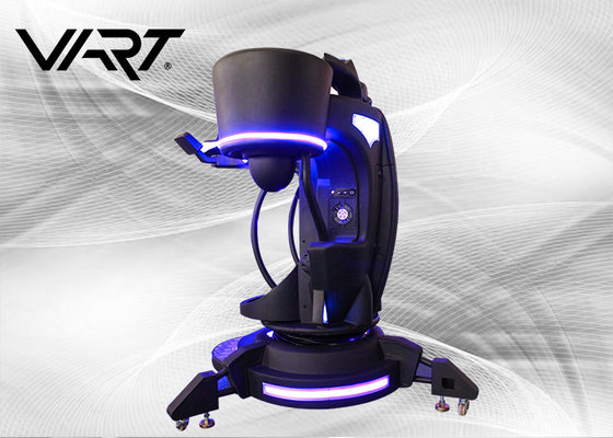 360 Degree Rotation Virtual Reality Flight Simulator With Shooting Joystick