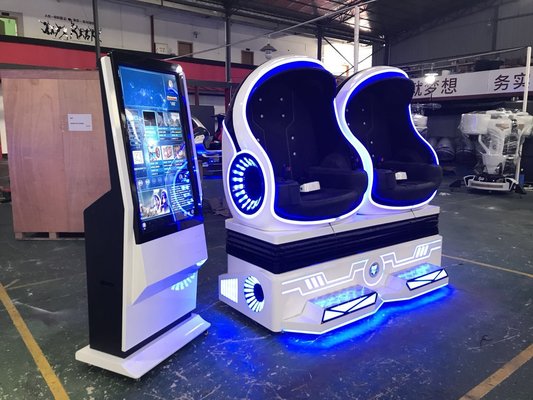 2 Players 9D Virtual Reality Cinema With Artificial Leather Seat 1 Year Warranty
