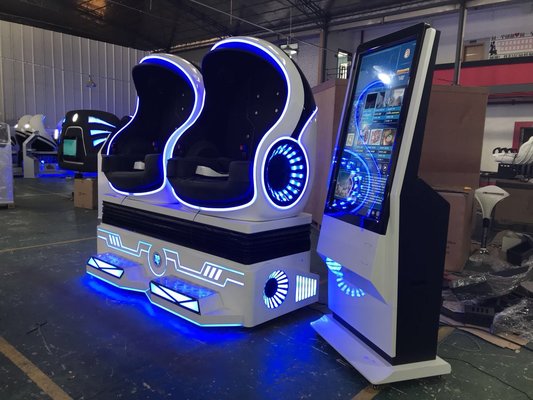 2 Players 9D Virtual Reality Cinema With Artificial Leather Seat 1 Year Warranty