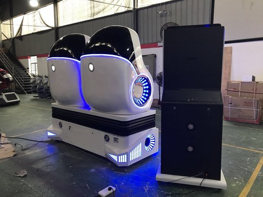 2 Players 9D Virtual Reality Cinema With Artificial Leather Seat 1 Year Warranty