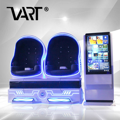 4kw Power 2 Seater 9D Virtual Reality Cinema With 42" Big Screen Concole For Shopping Malls