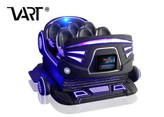 360 Degree Rotation 9D Virtual Reality Cinema Theaters With 6 Seats For Entertainment